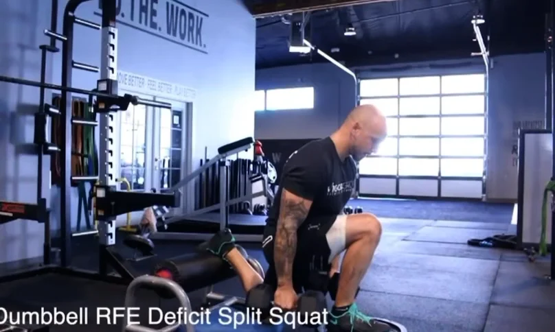 Dumbell Deficit Split Squat on Vimeo