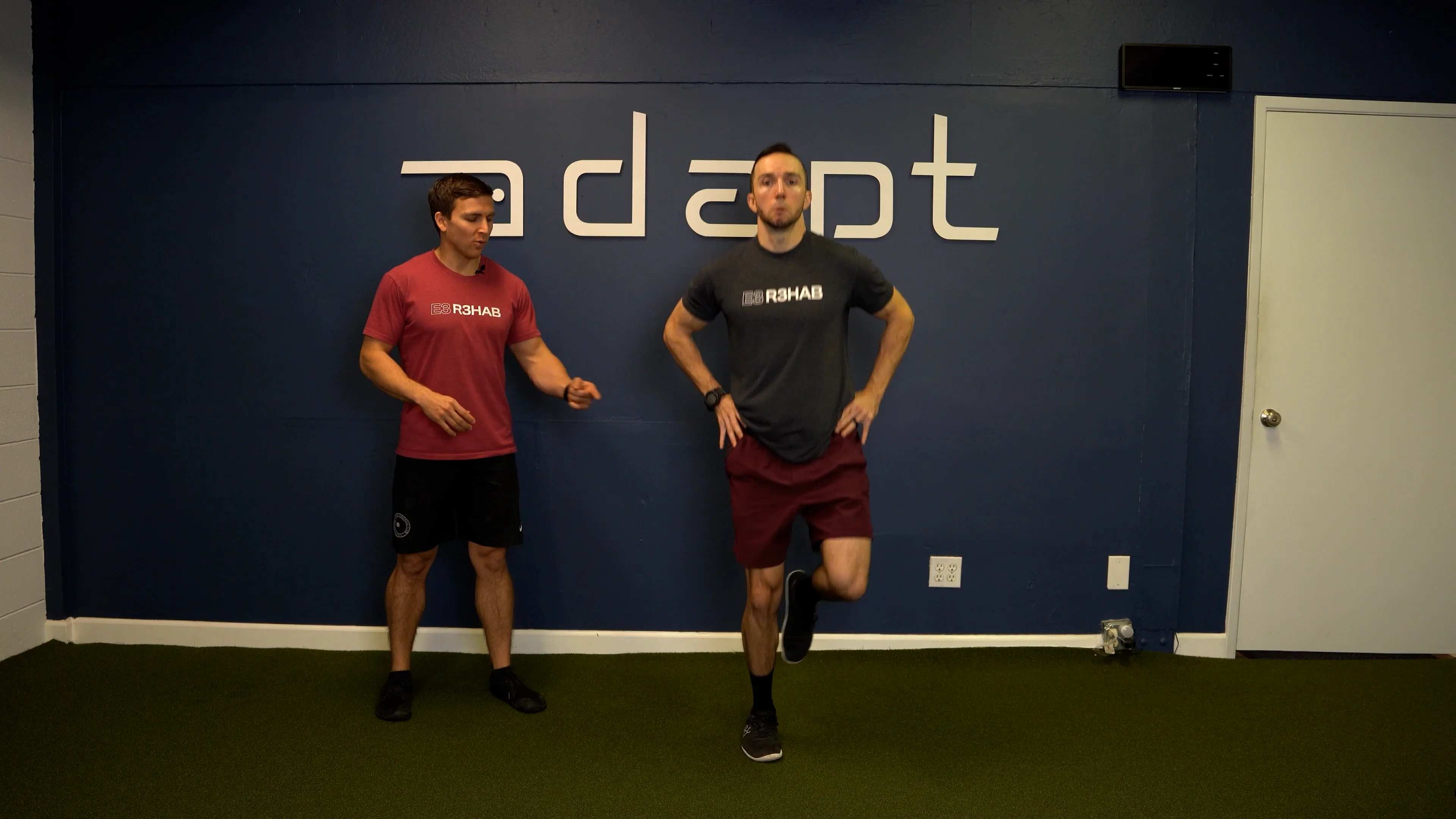 5. Single Leg Hops Side to Side (Tutorial)