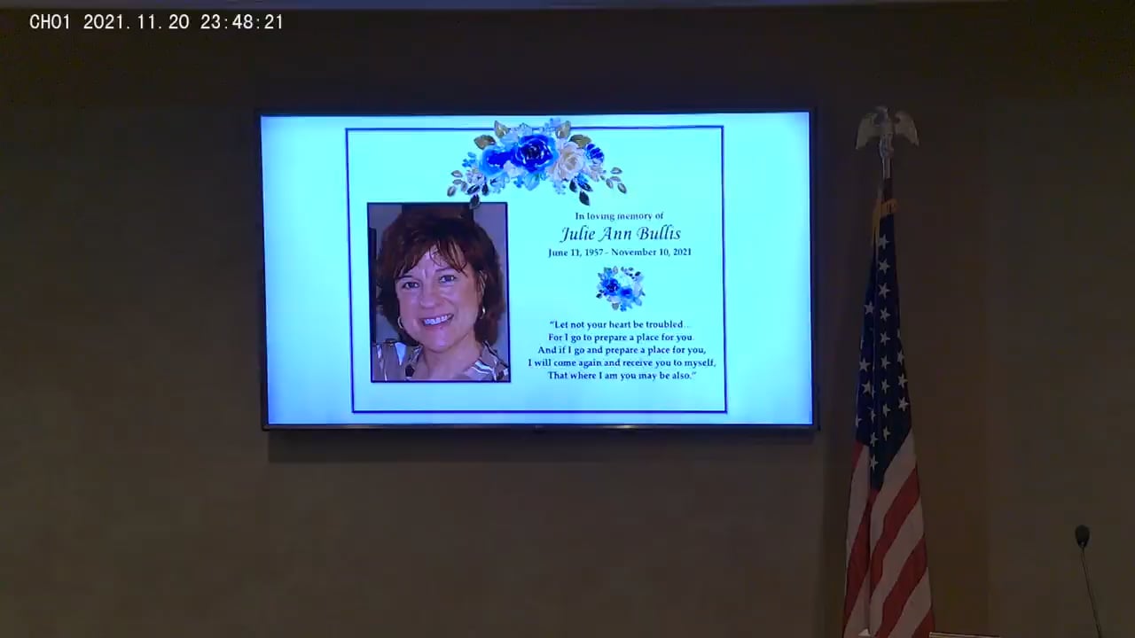 Julie Ann Bullis Funeral Service on Vimeo