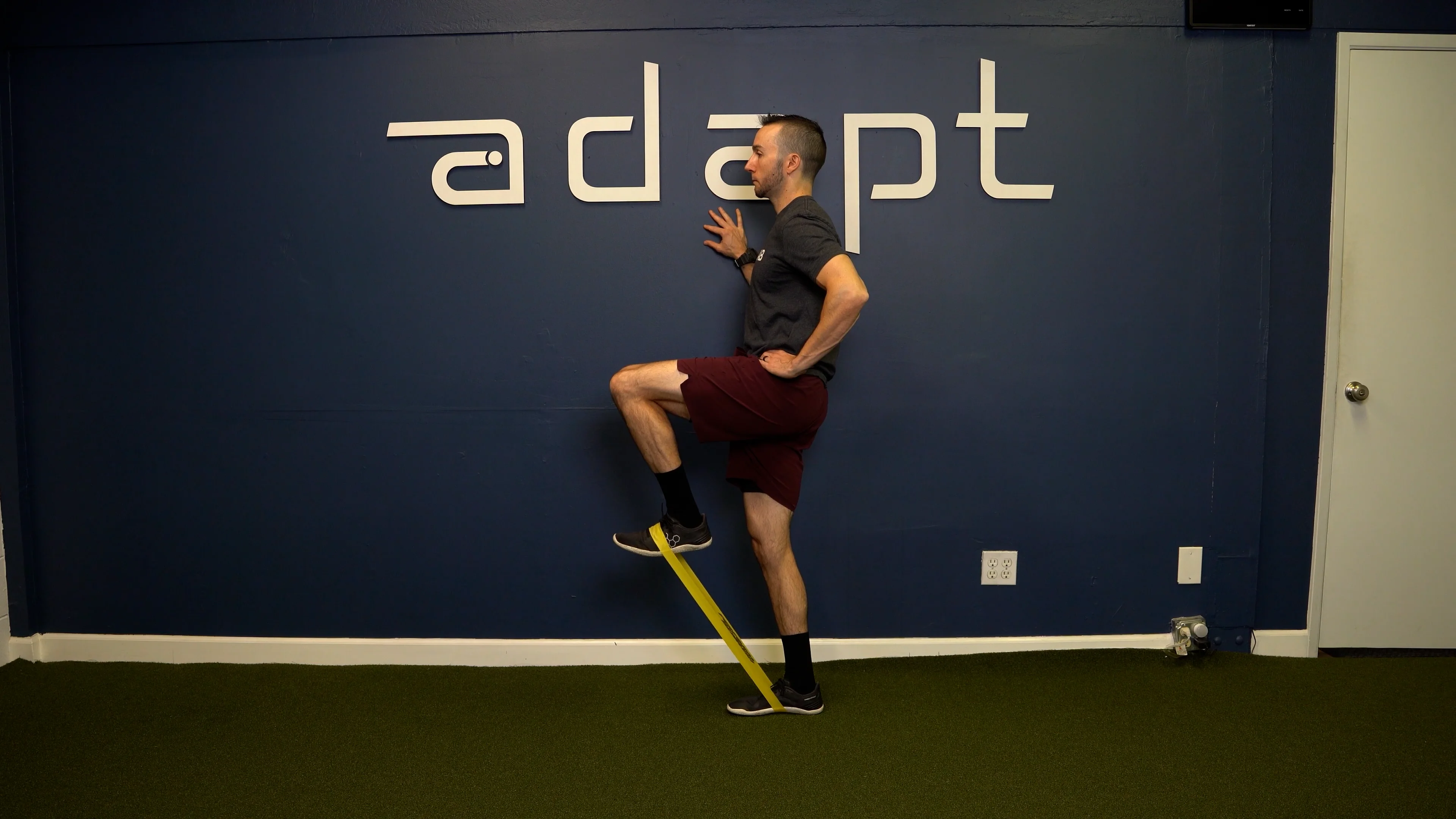 Banded Standing Hip Flexion (Demo)