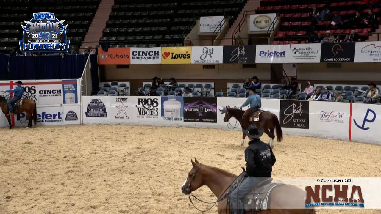 HALE YEAH shown by DIRK BLAKESLEY - 2021 NCHA Futurity (Open 1st Go) on ...