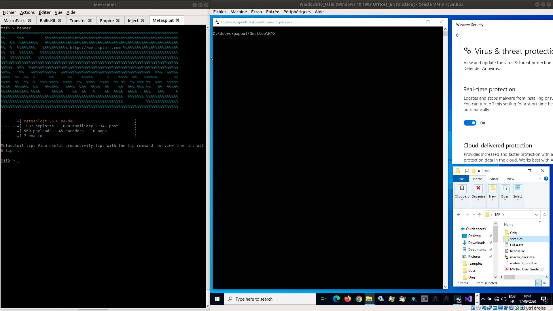Redteam: Excel 4.0 XLM shellcode using MacroPack Pro on Vimeo