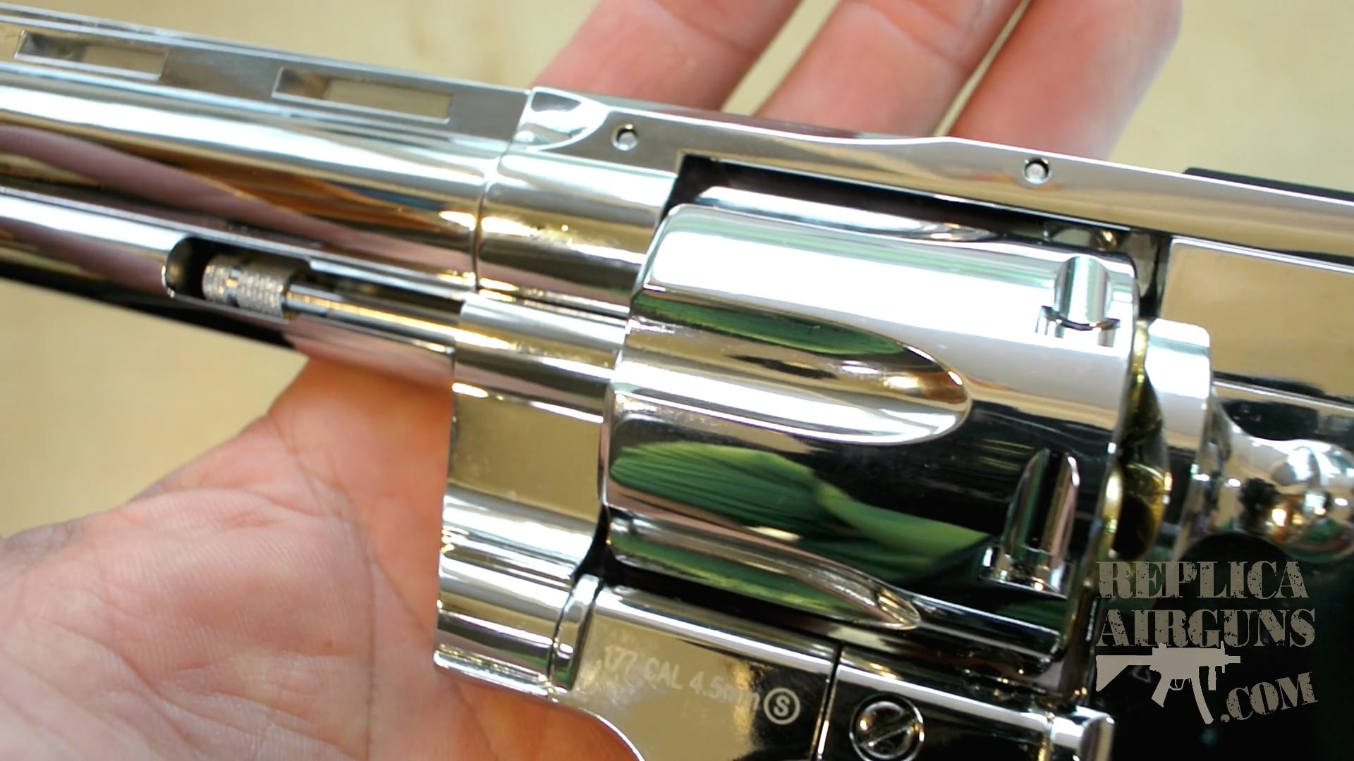 KWC 357 6 Inch Chrome CO2 BB Revolver Table Top Review