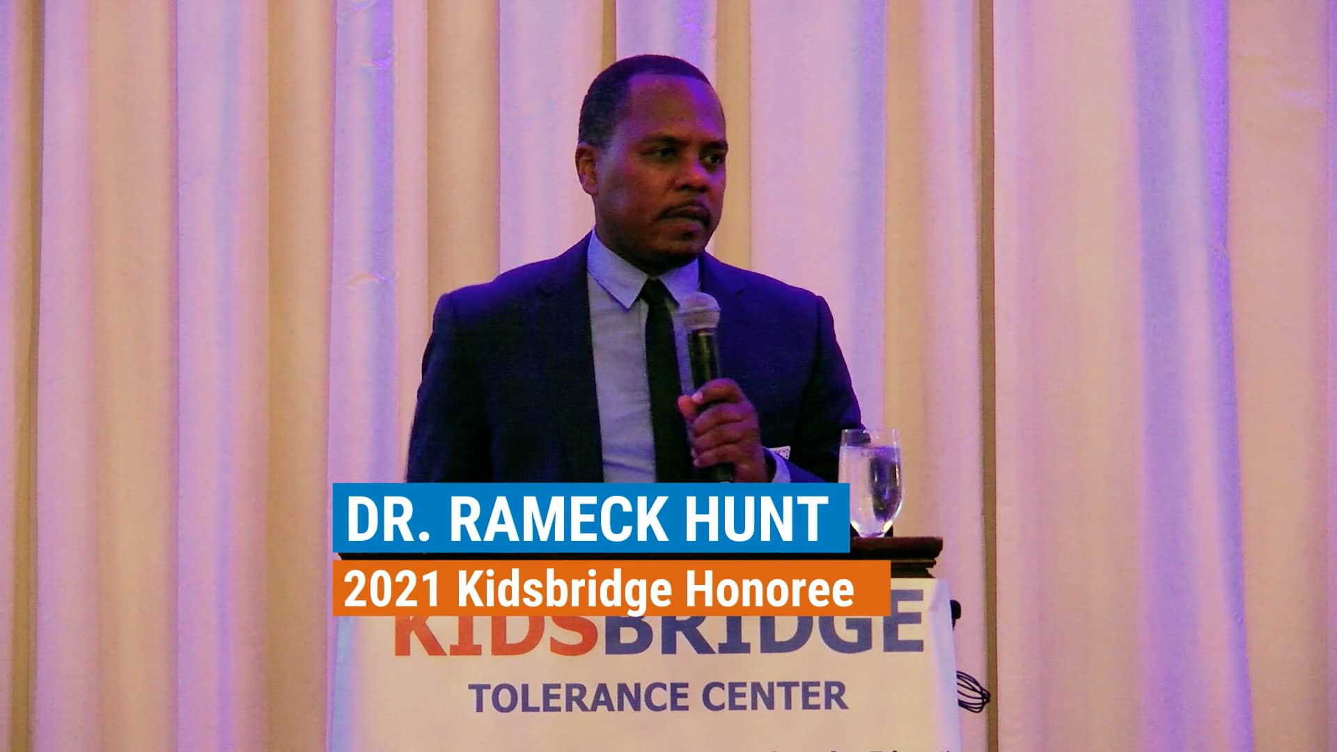 Dr. Rameck Hunt - 2021 Kidsbridge Honoree on Vimeo