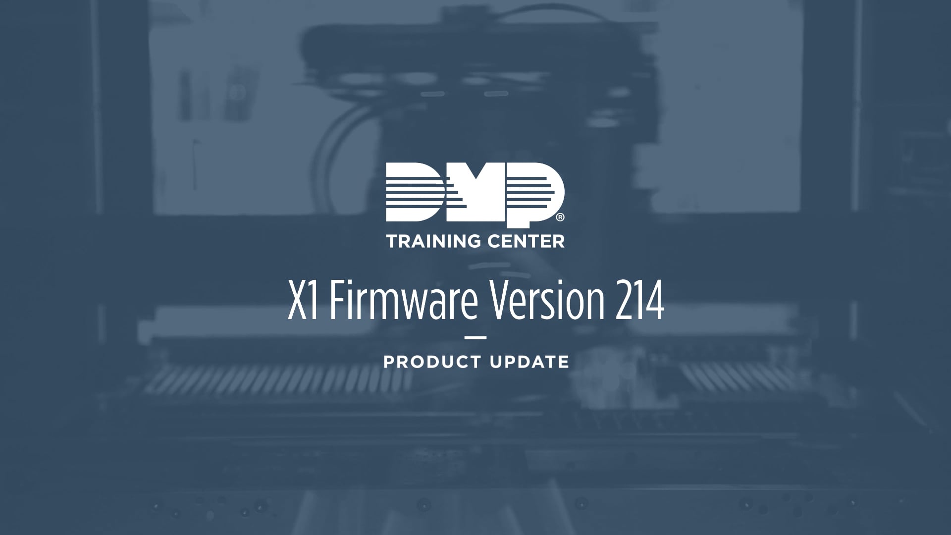 DMP Training Center: X1 Firmware Version 214 on Vimeo