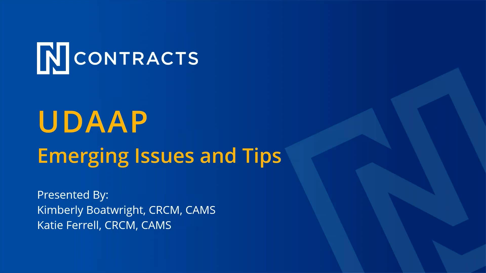 UDAAP Enforcement Emerging Issues & Tips on Vimeo