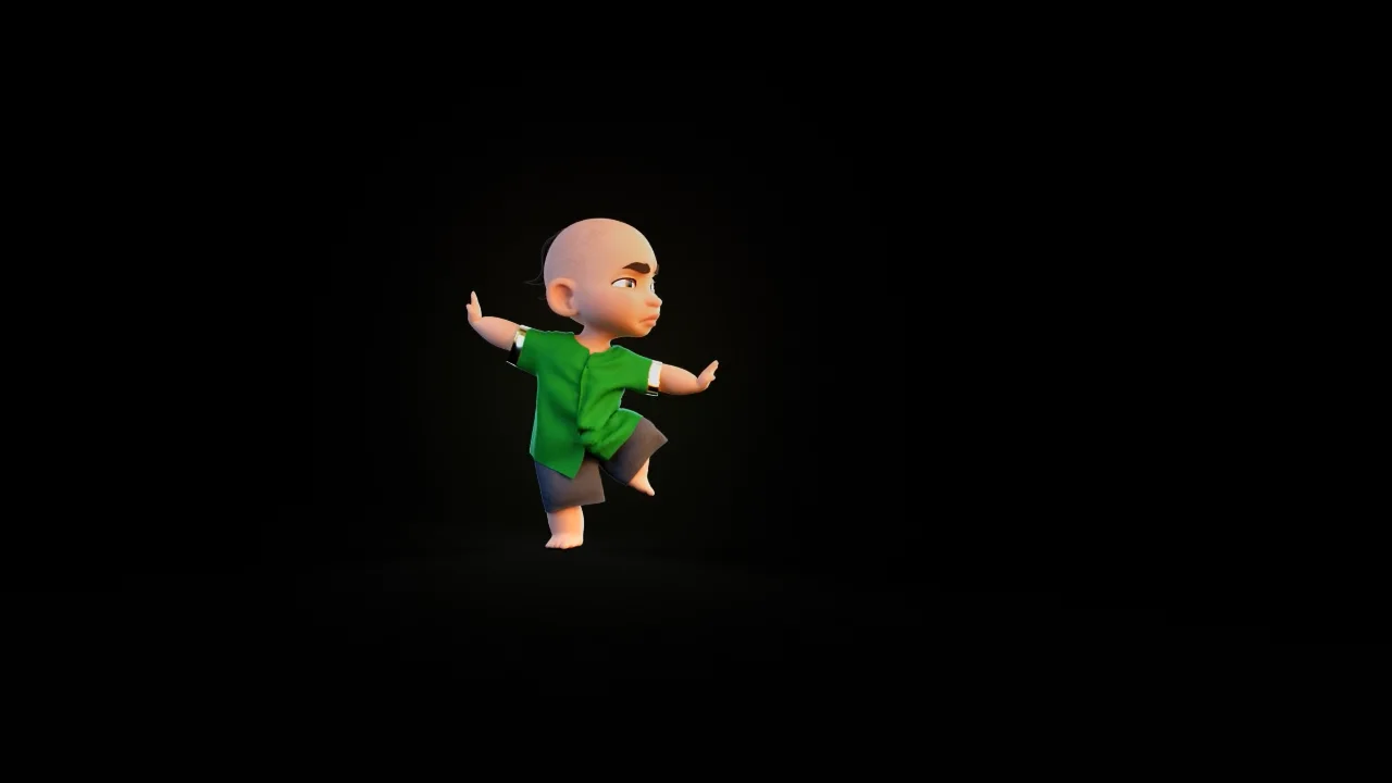 Shaolin Kung Fu Animation