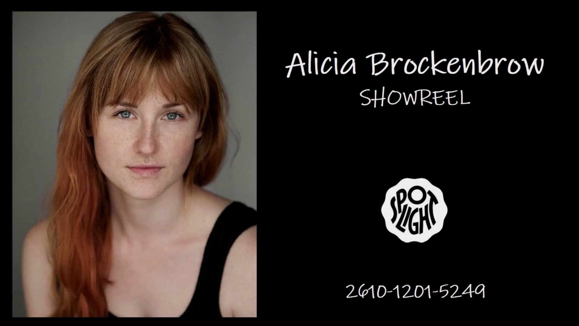 Alicia Brockenbrow Showreel 2021 on Vimeo