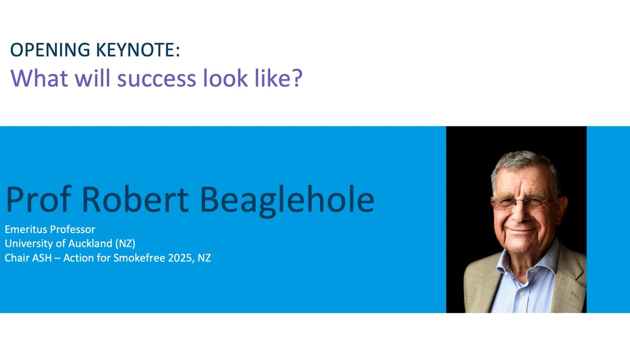Robert Beaglehole on Vimeo