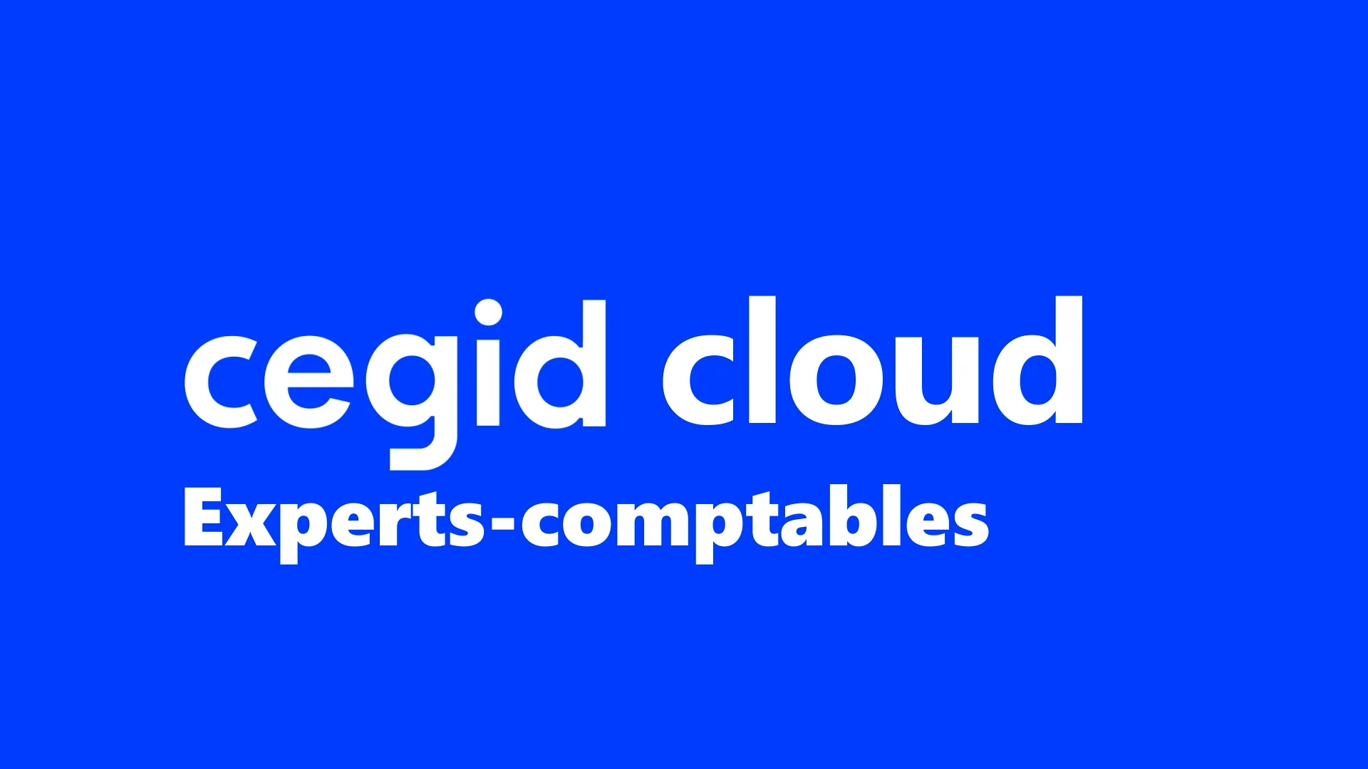 Comprendre le Cegid Cloud Experts-Compables on Vimeo