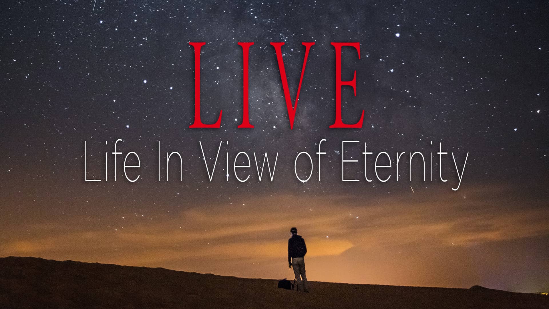 LIVE - Life in View of Eternity pt 7 - November 14, 2021 - Pastor John ...