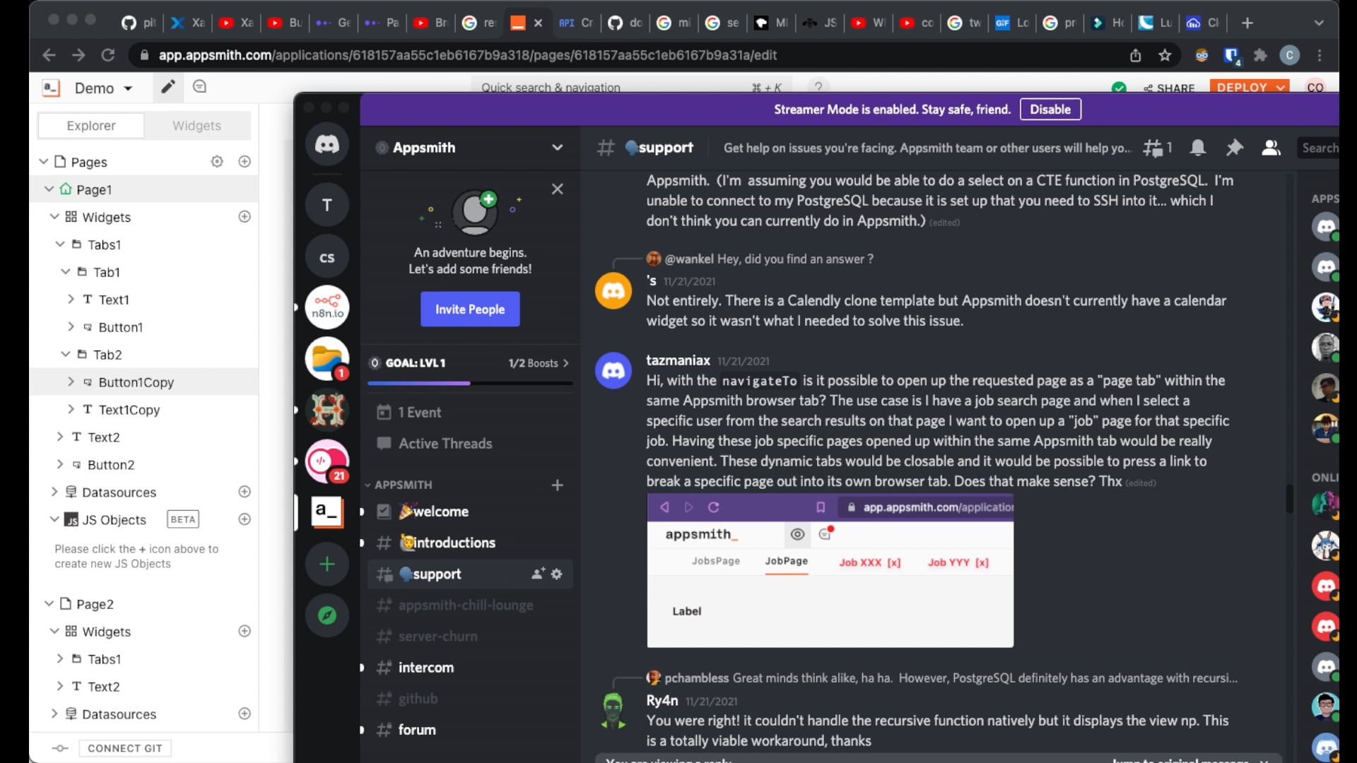 Appsmith Tab Navigation on Vimeo