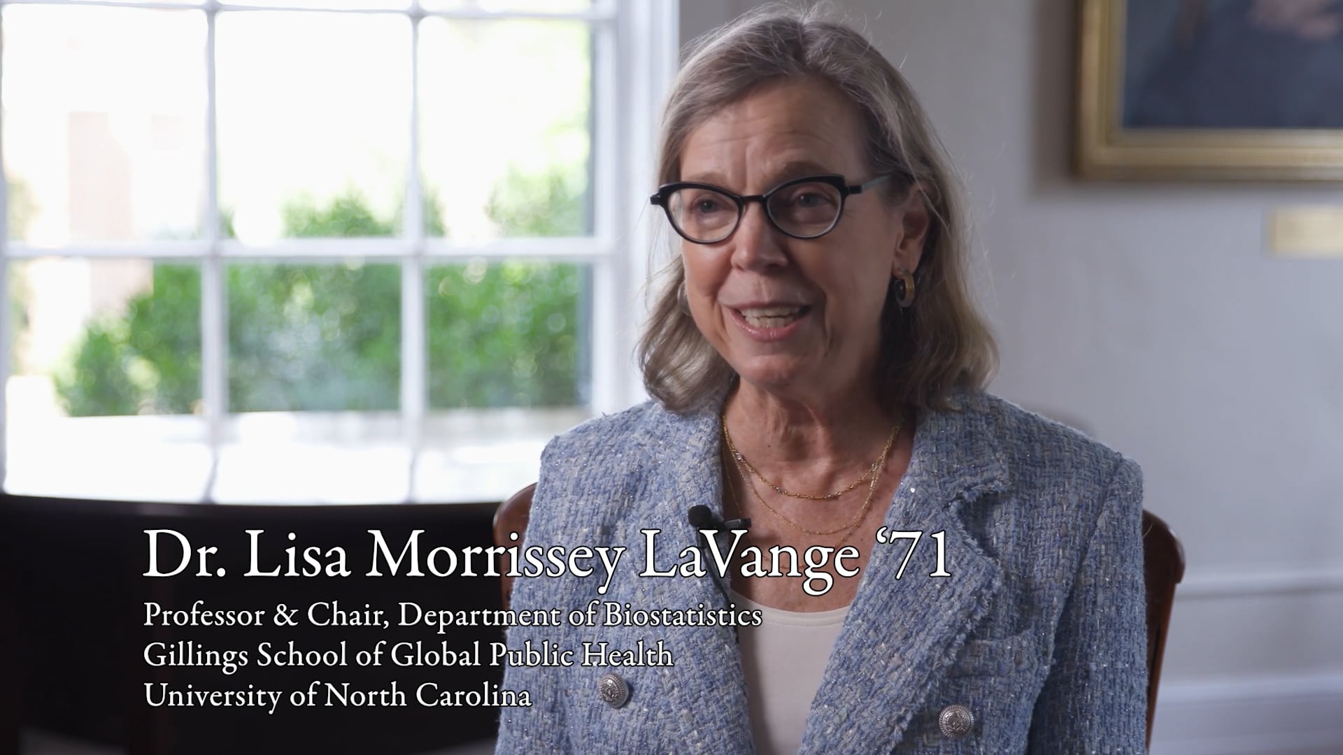 Alumna Profile: Dr. Lisa Morrissey LaVange '71 on Vimeo