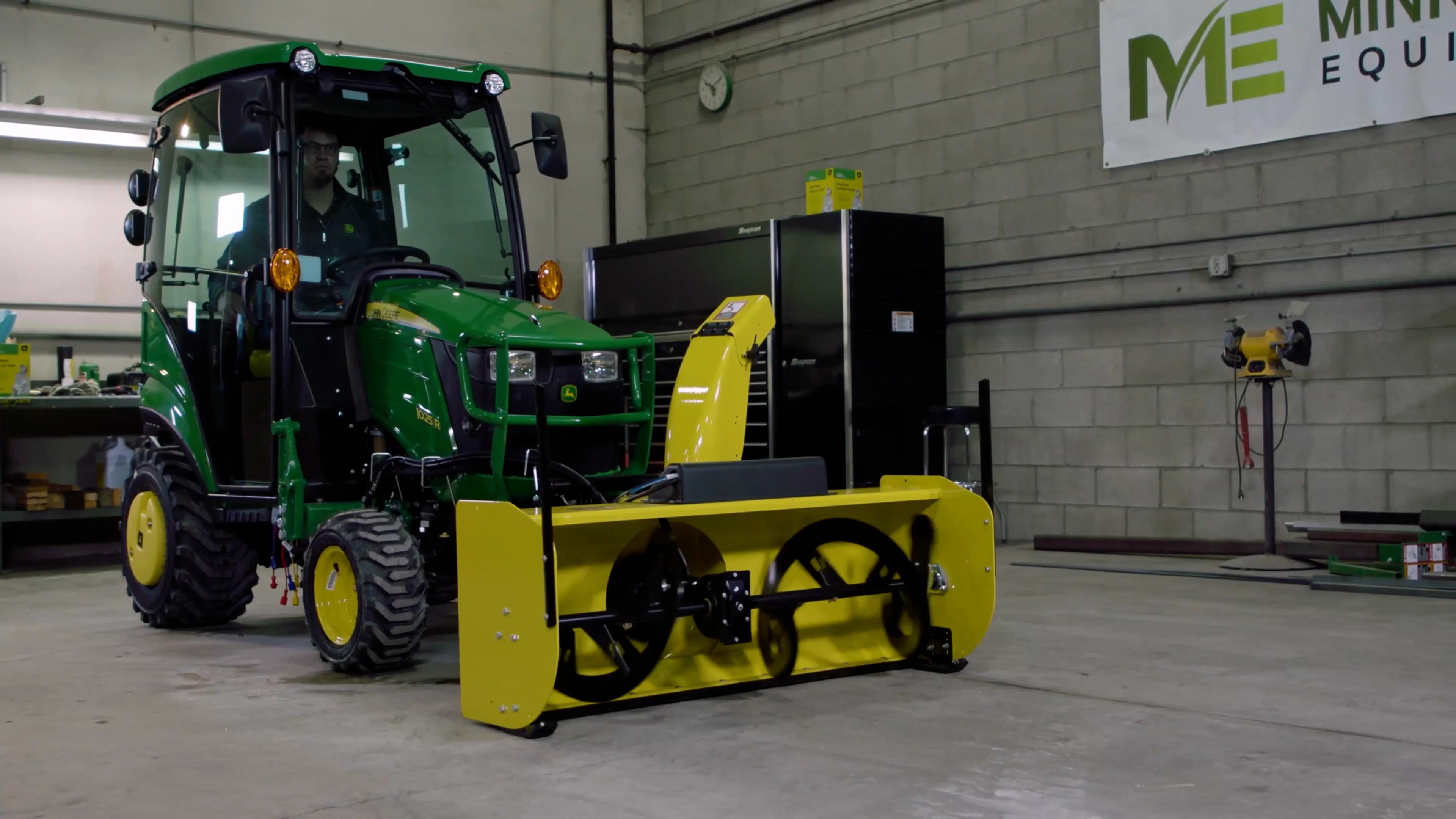 1023E, 1025R, & 2025R: Snow Blower Install