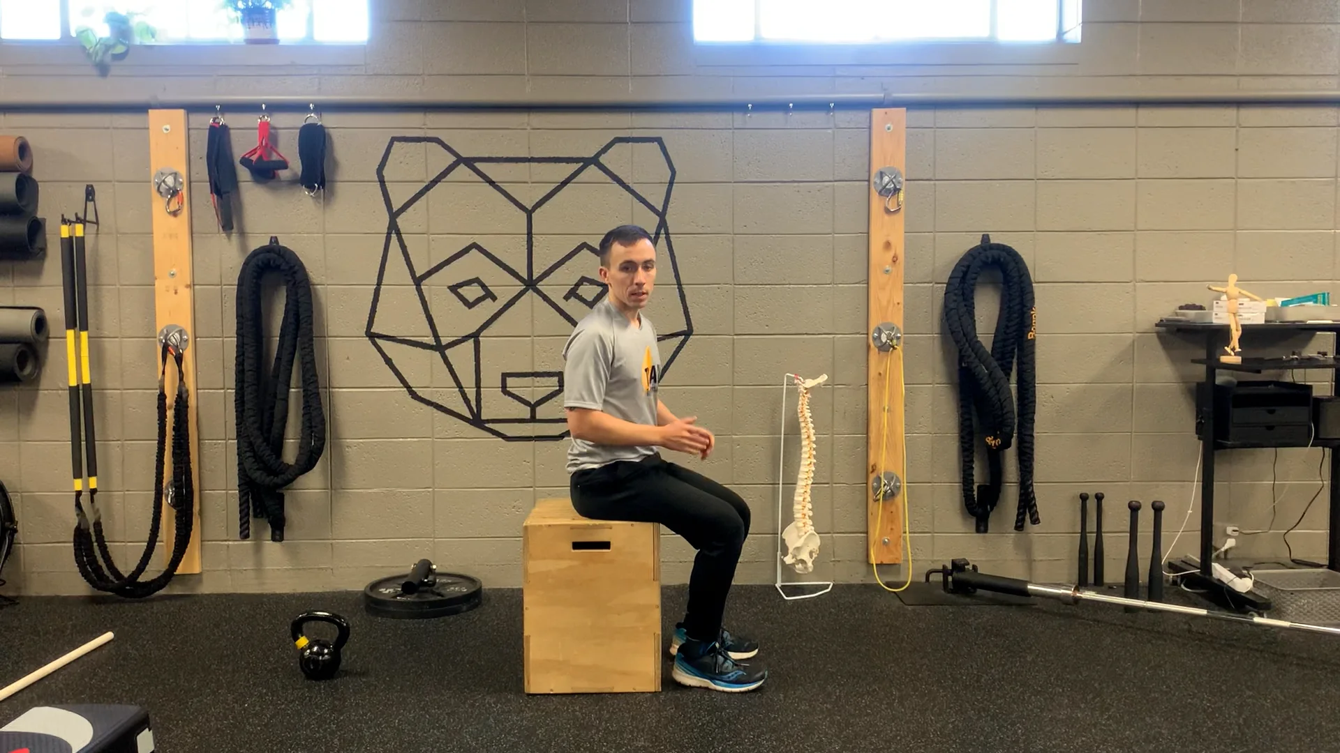 Seated slump nerve glides