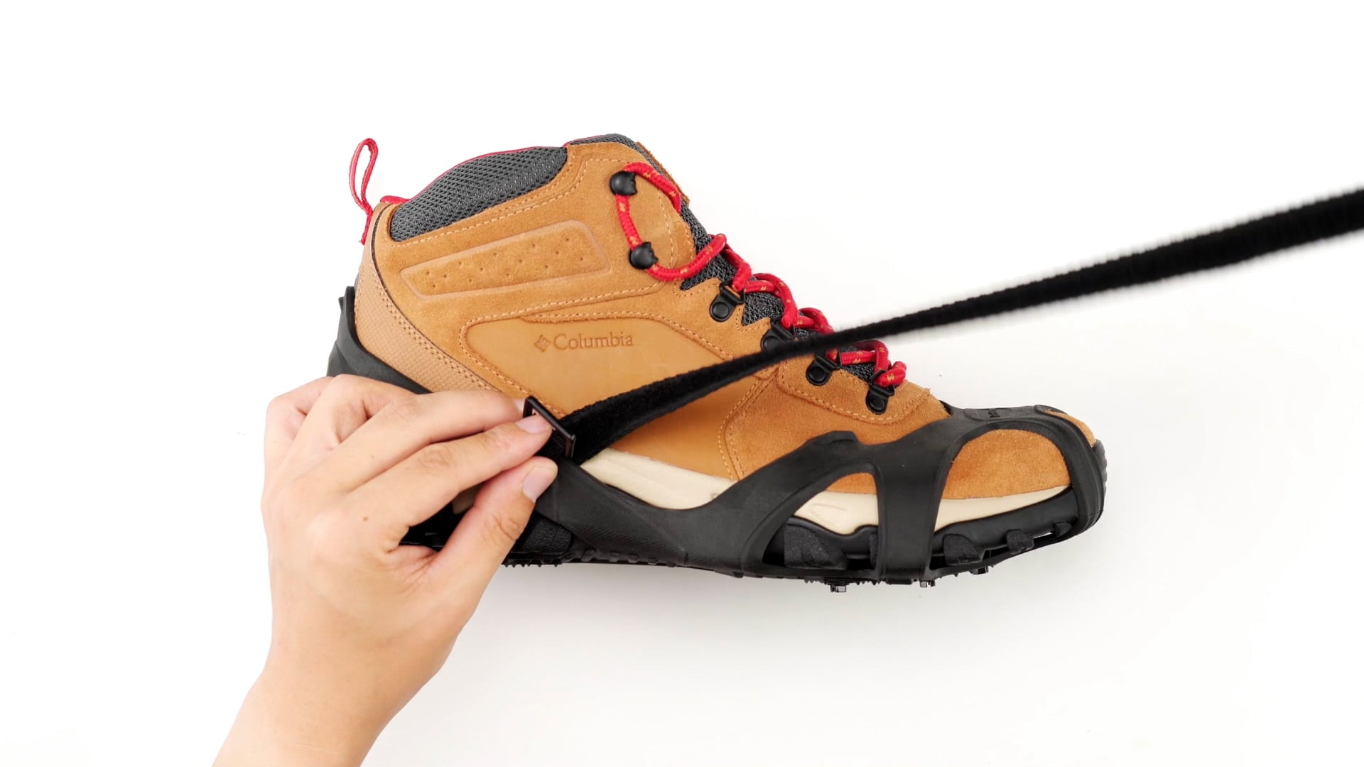 ICETRAX Ice Cleats_adjustable strap installation how to instructions ...