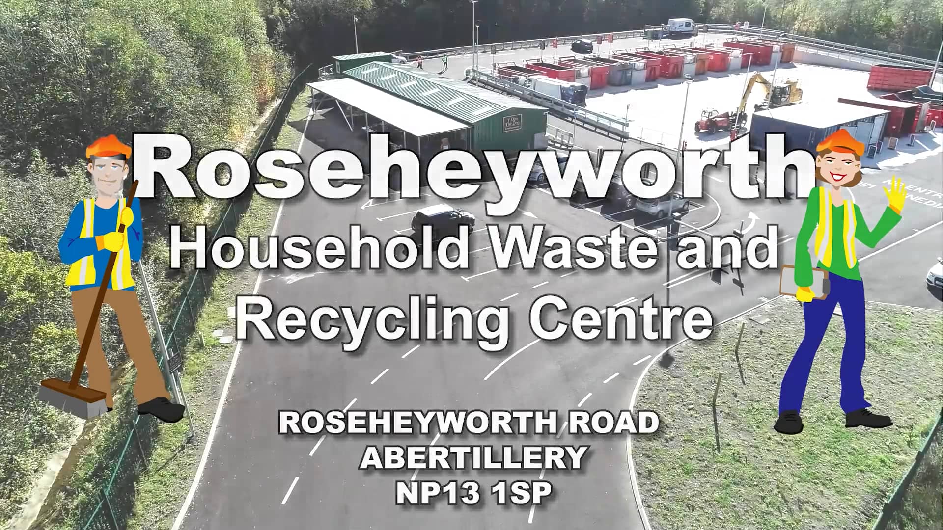 Roseheyworth Household Waste and Recycling Centre - Abertillery.mp4 on ...