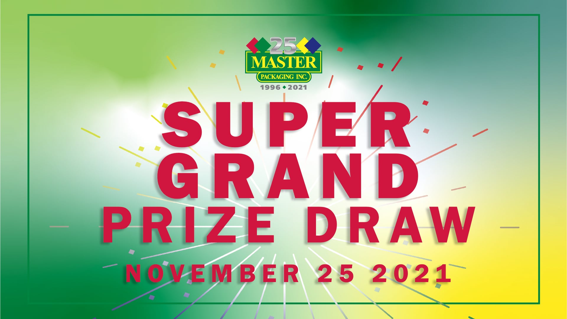 Master Packaging 25th Anniversary - SUPER GRAND PRIZE Draw on Vimeo