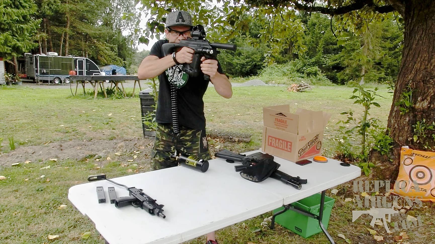 Baikal Drozd Blackbird 4.5mm Steel BB Gun 1200 rpm Modified Full Auto ...