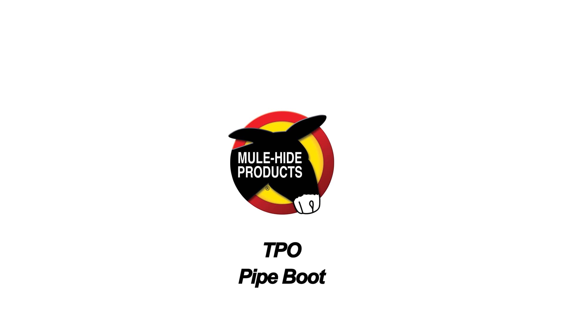 TPO: Pipe Boot on Vimeo