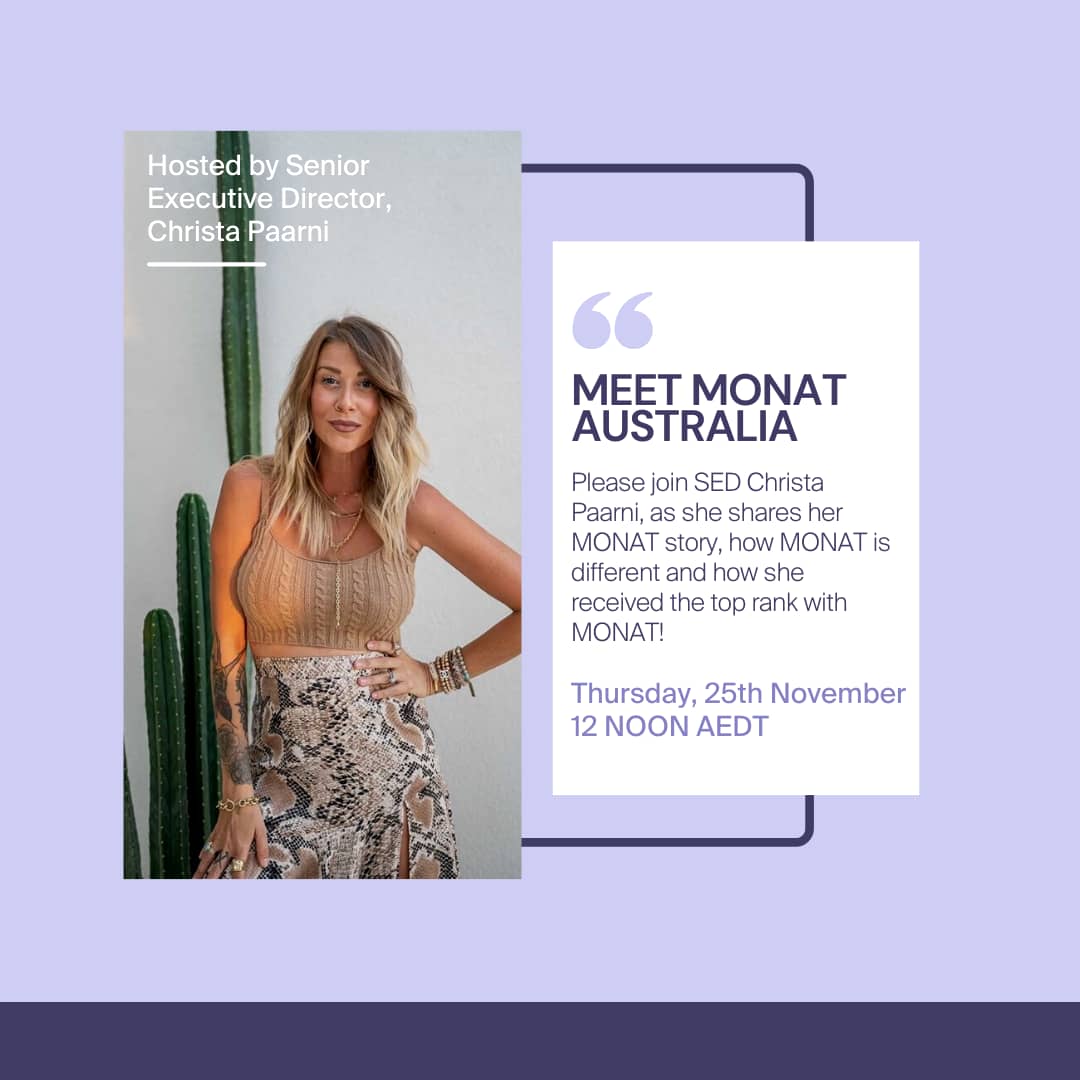 Meet MONAT Australia - Christa Paarni 25.11.2021.mp4 on Vimeo