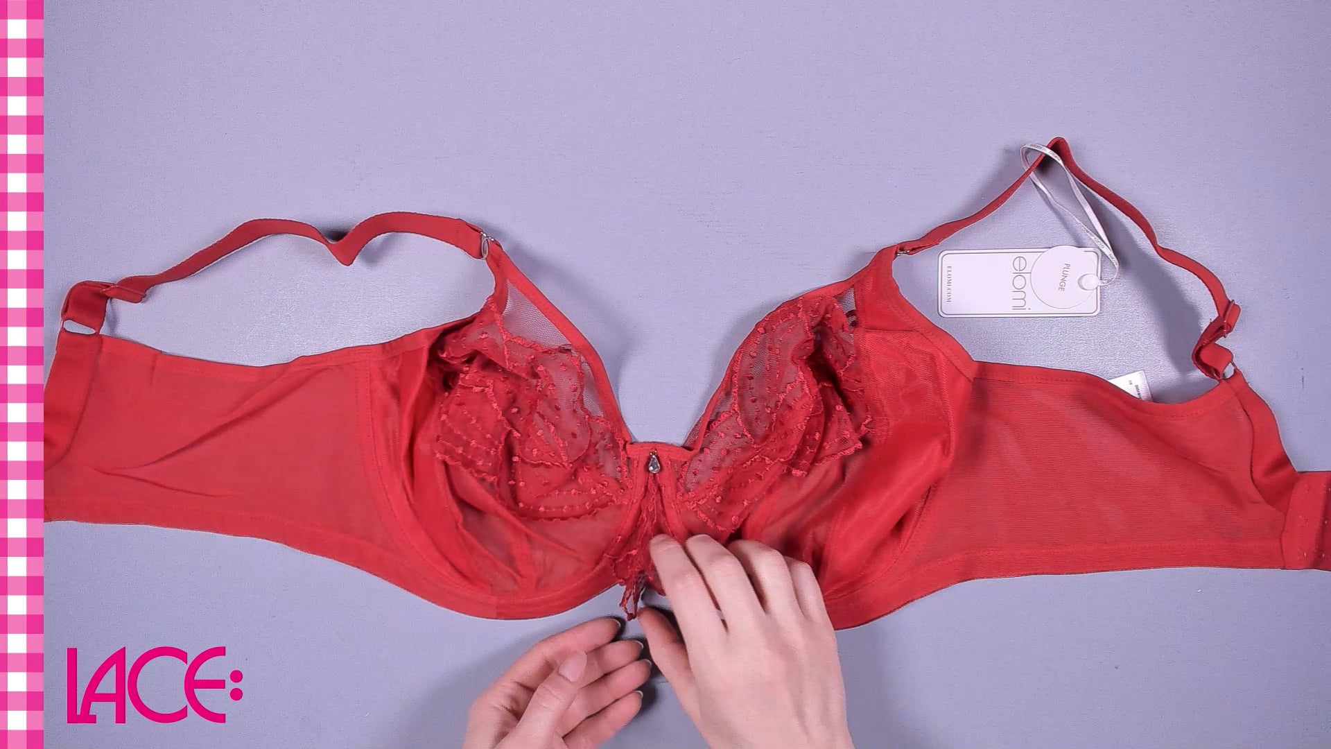 Elomi - 4550 - Lingerie - BH - Red - 85H | Lace.de on Vimeo