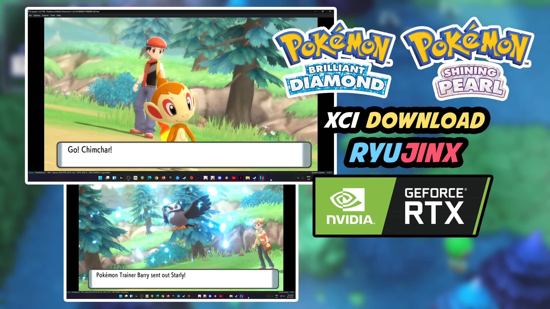 Pokémon Brilliant Diamond Download Link XCI Ryujinx Emulator for PC on ...