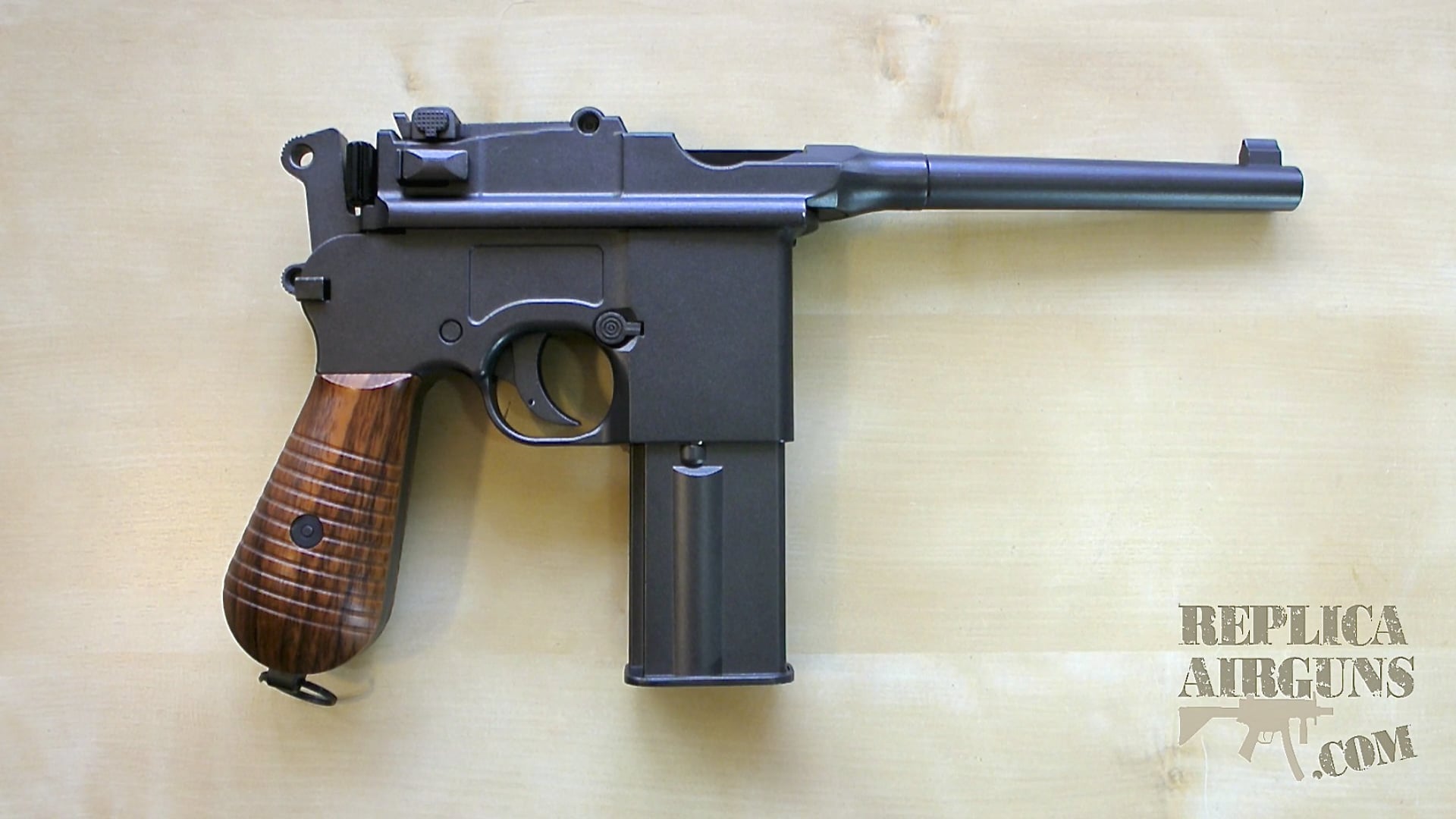 KWC Mauser CO2 Blowback Airsoft Pistol Table Top Review