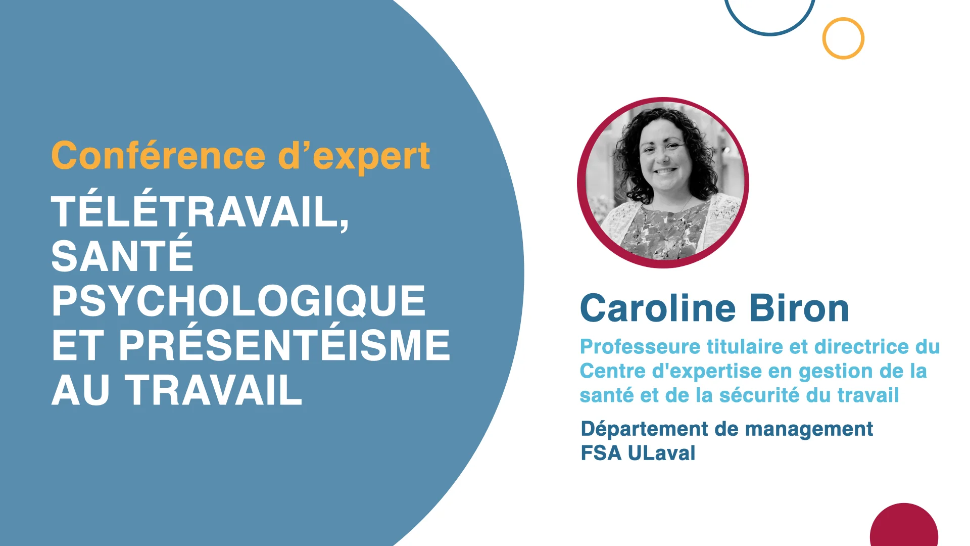 Conférence - Caroline Biron on Vimeo