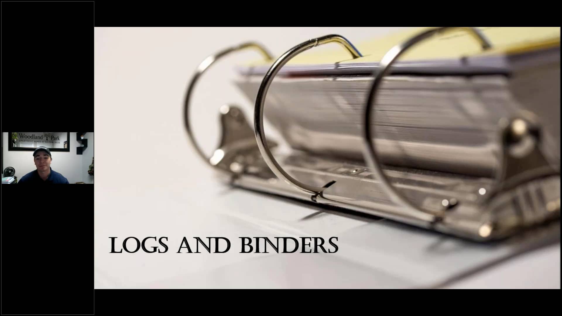 Logs and Binders Training-old on Vimeo