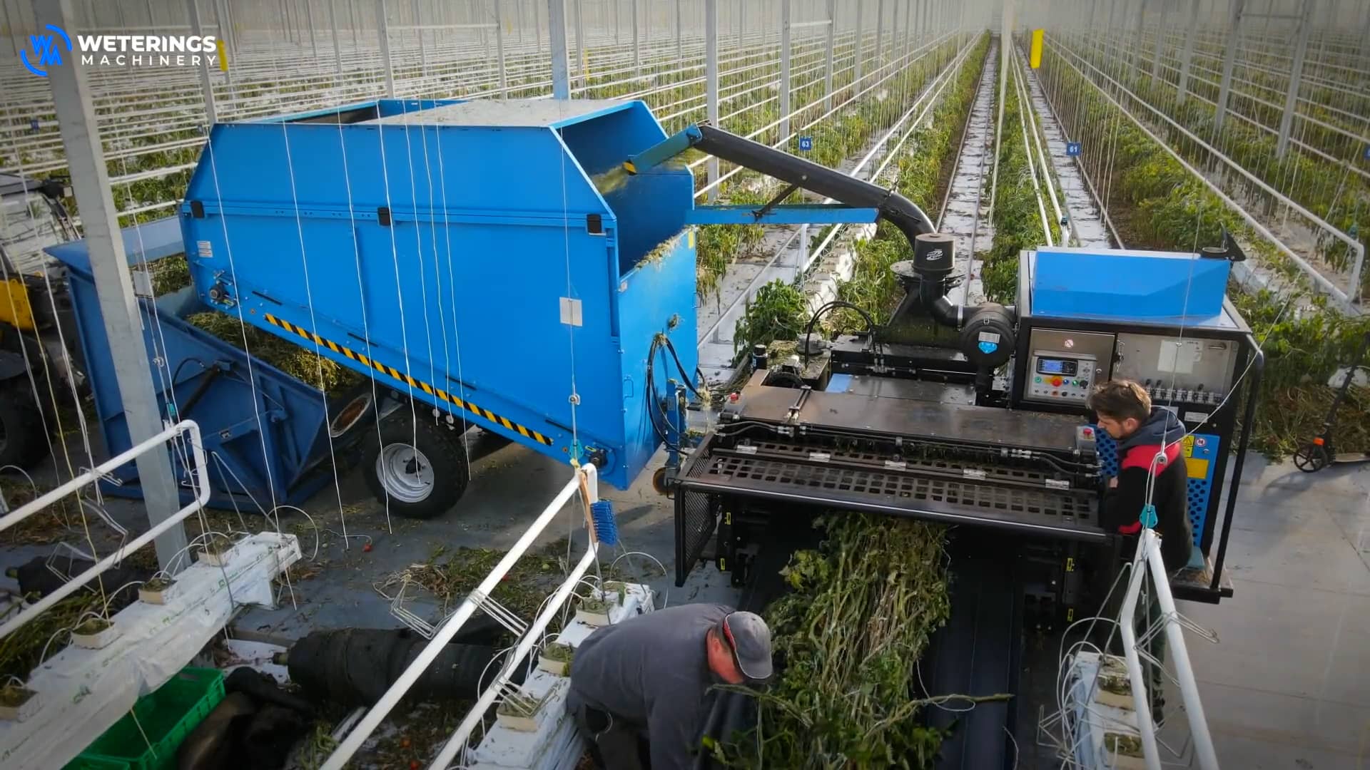 Super Bio Chopper Compact shredding tomato plants stems crops in ...