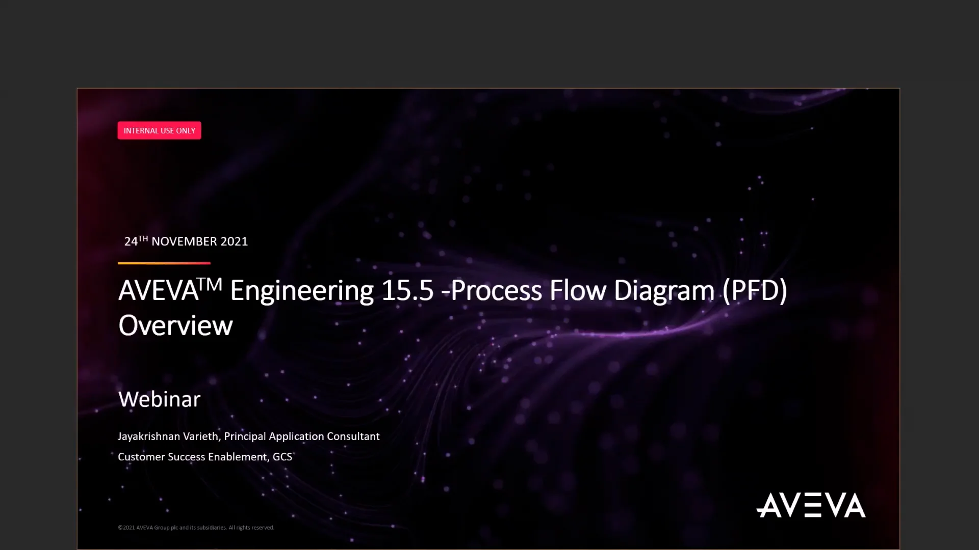 AVEVA™ Engineering 15.5 – Process Flow Diagram (PFD) Overview on Vimeo