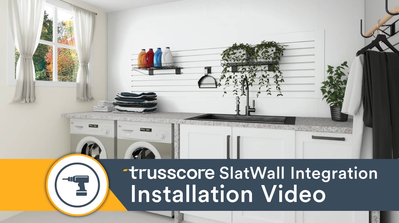 Installing Trusscore Wall&CeilingBoard and Trusscore SlatWall on Vimeo