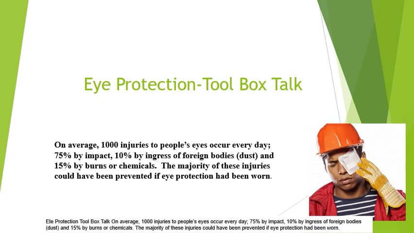 Eye Protection-Tool Box Talk.mp4 on Vimeo