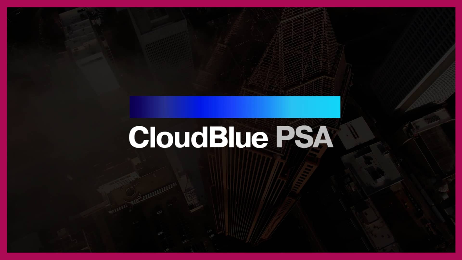 CloudBlue PSA API Demo on Vimeo
