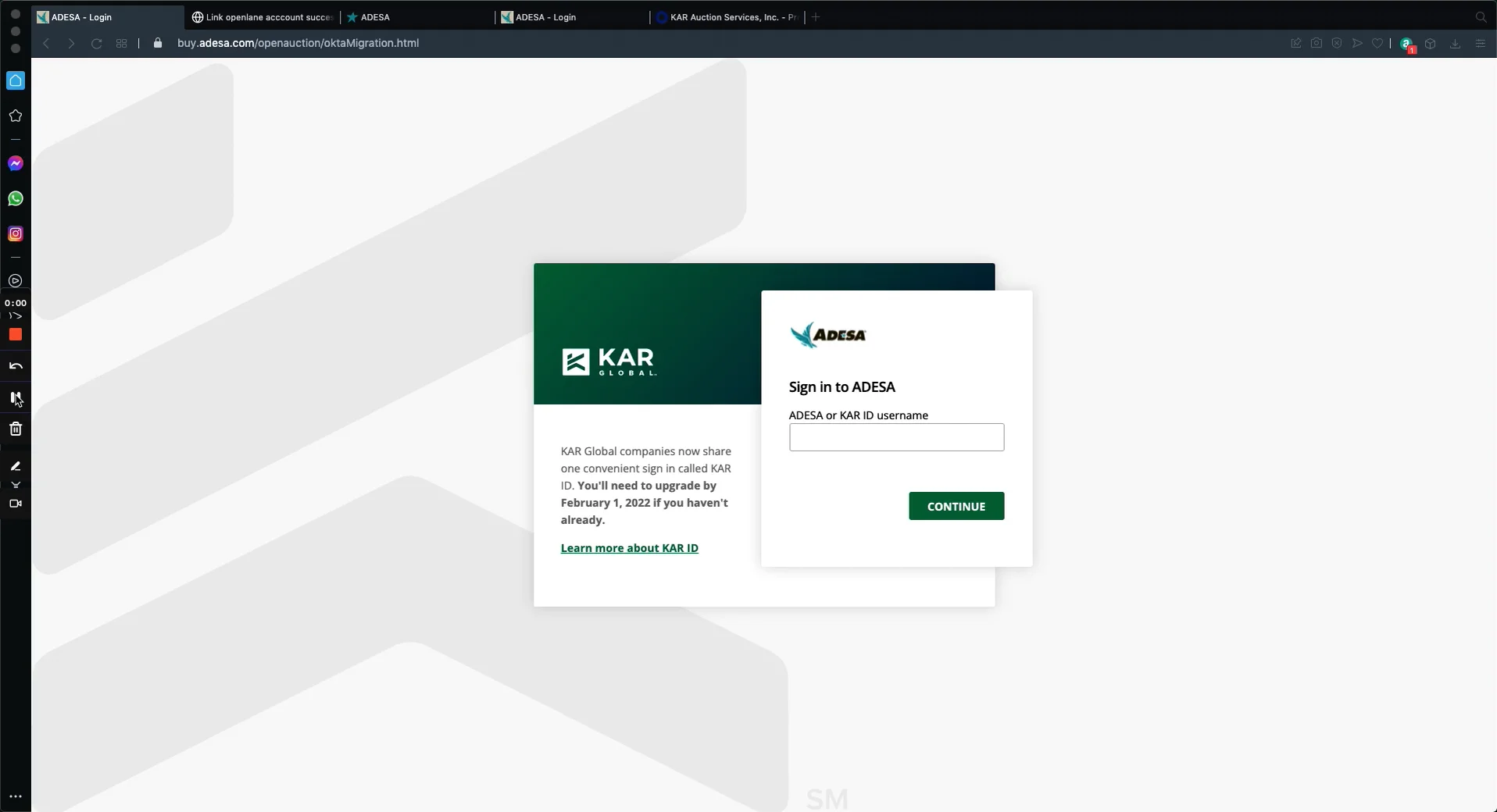 Opera - ADESA - Login - 2 December 2021.mp4 on Vimeo