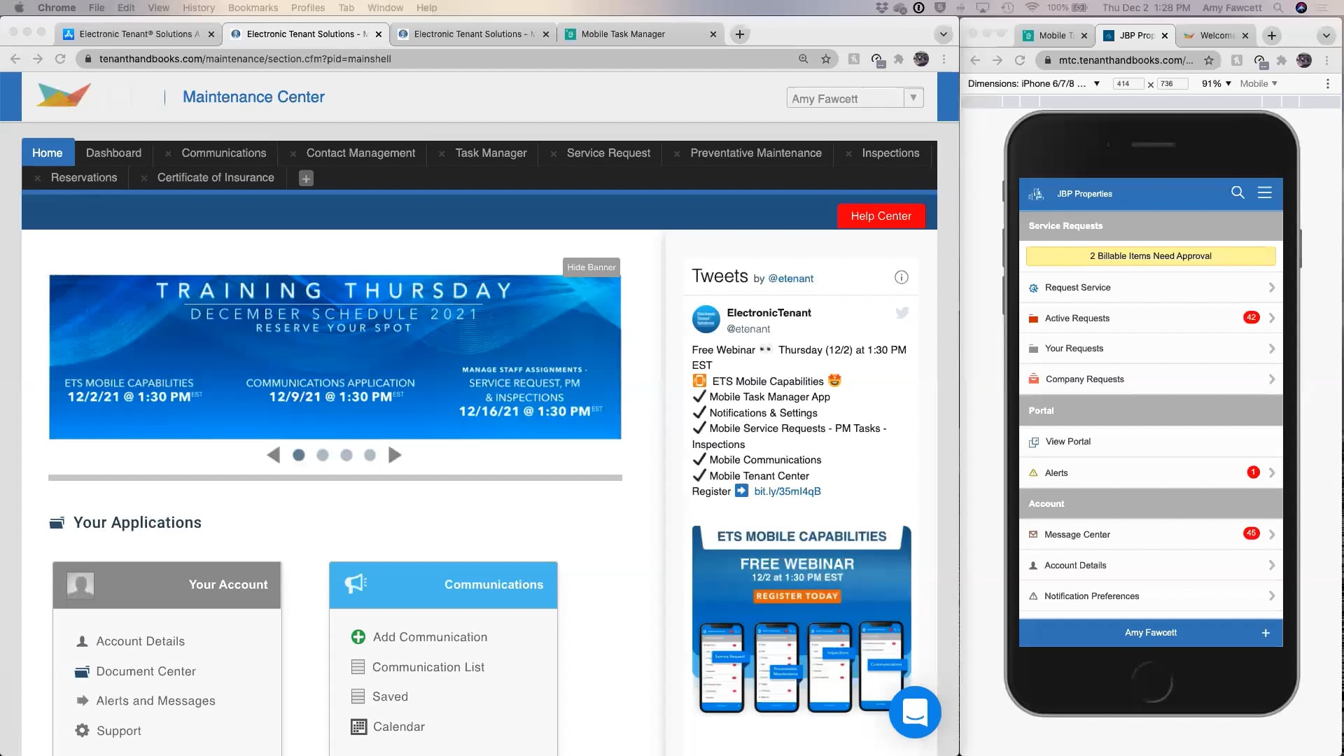 Dec 2 - ETS Mobile Capabilities on Vimeo
