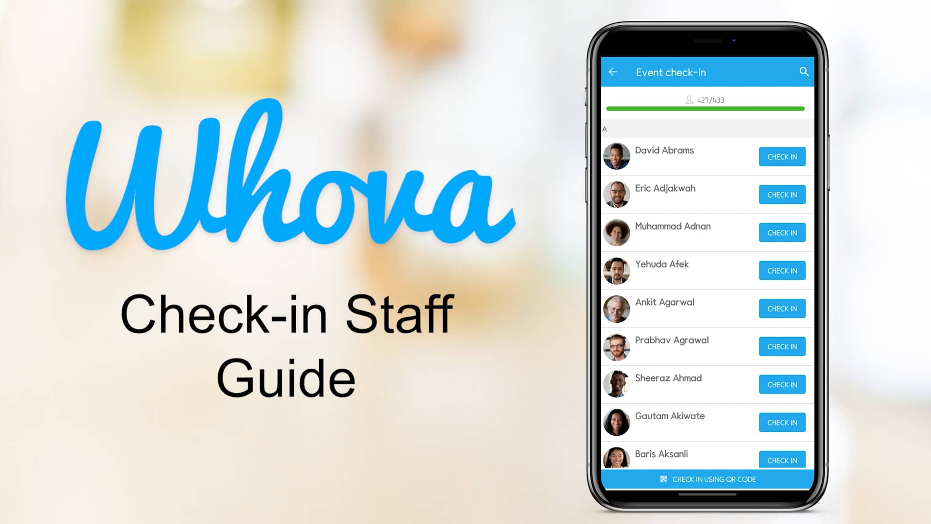 Whova Check-in Guide for Staff on Vimeo