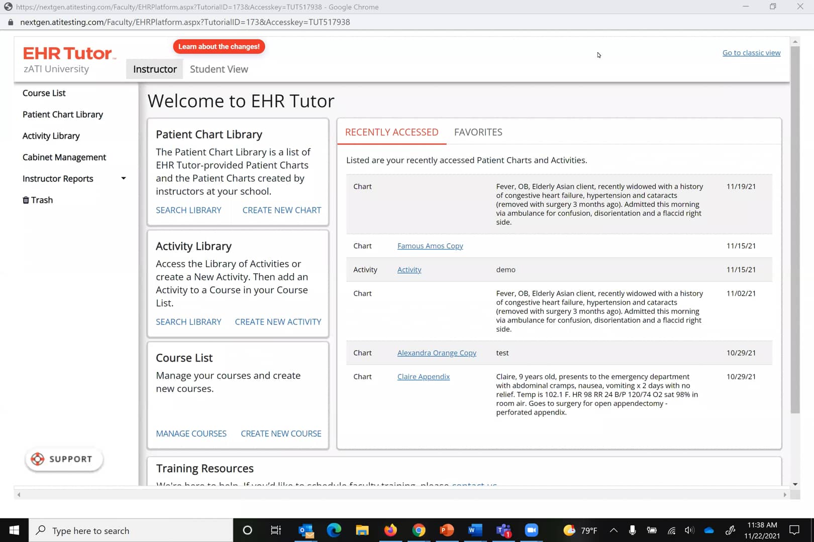 EHR Tutor Updates 2021 on Vimeo