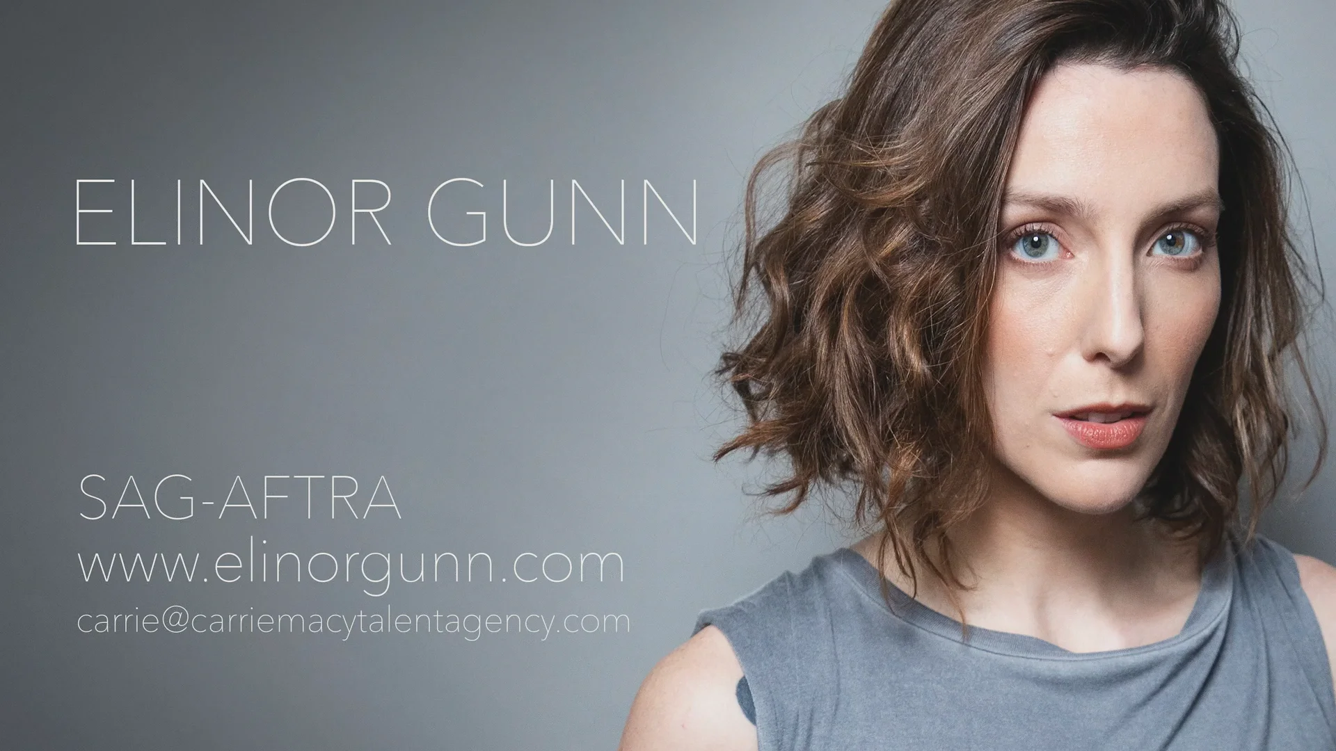 Elinor Gunn | Acting Reel on Vimeo