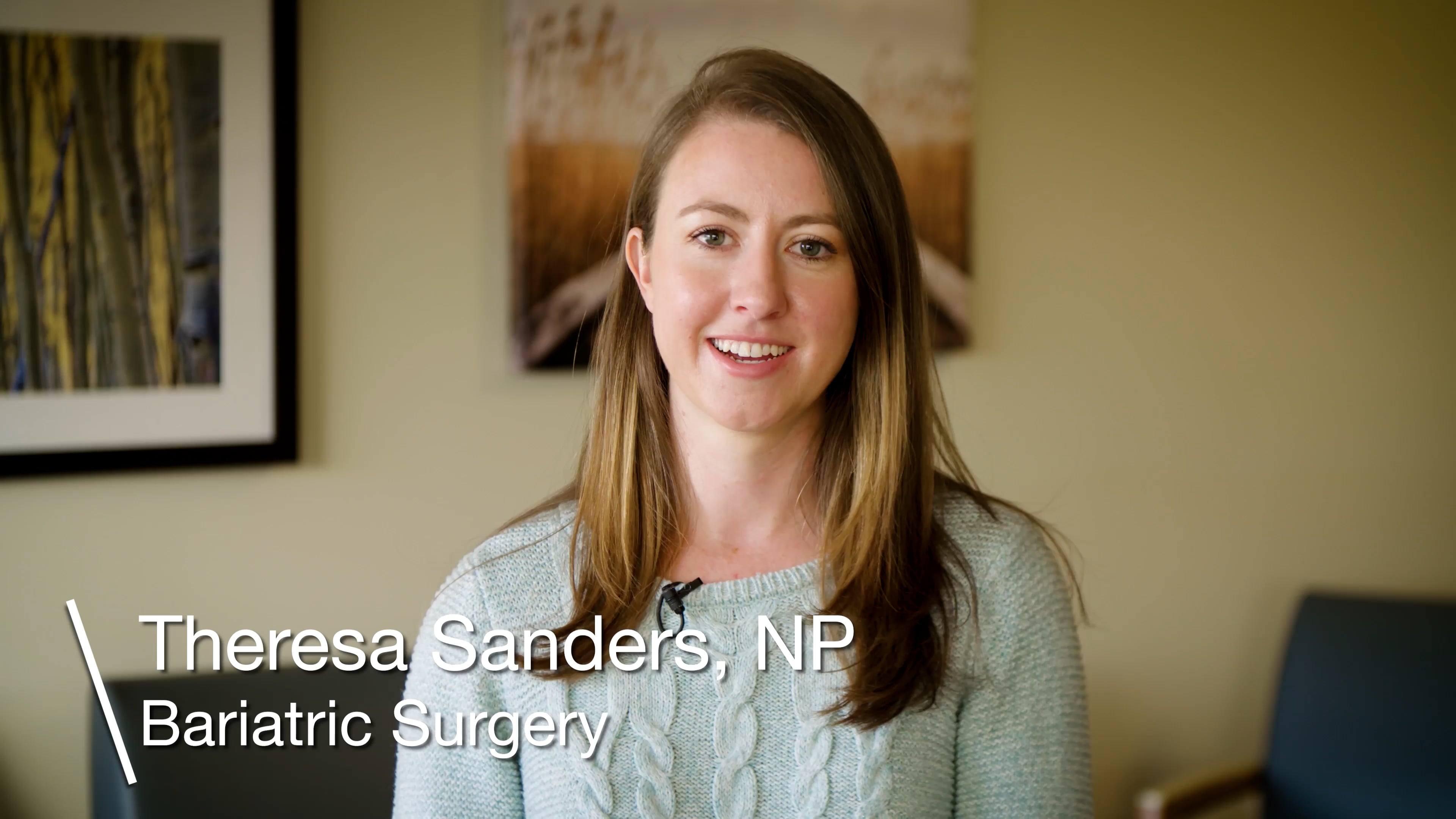 Theresa Sanders, PA | Bariatric Surgery | SCL Health Medical Group on Vimeo