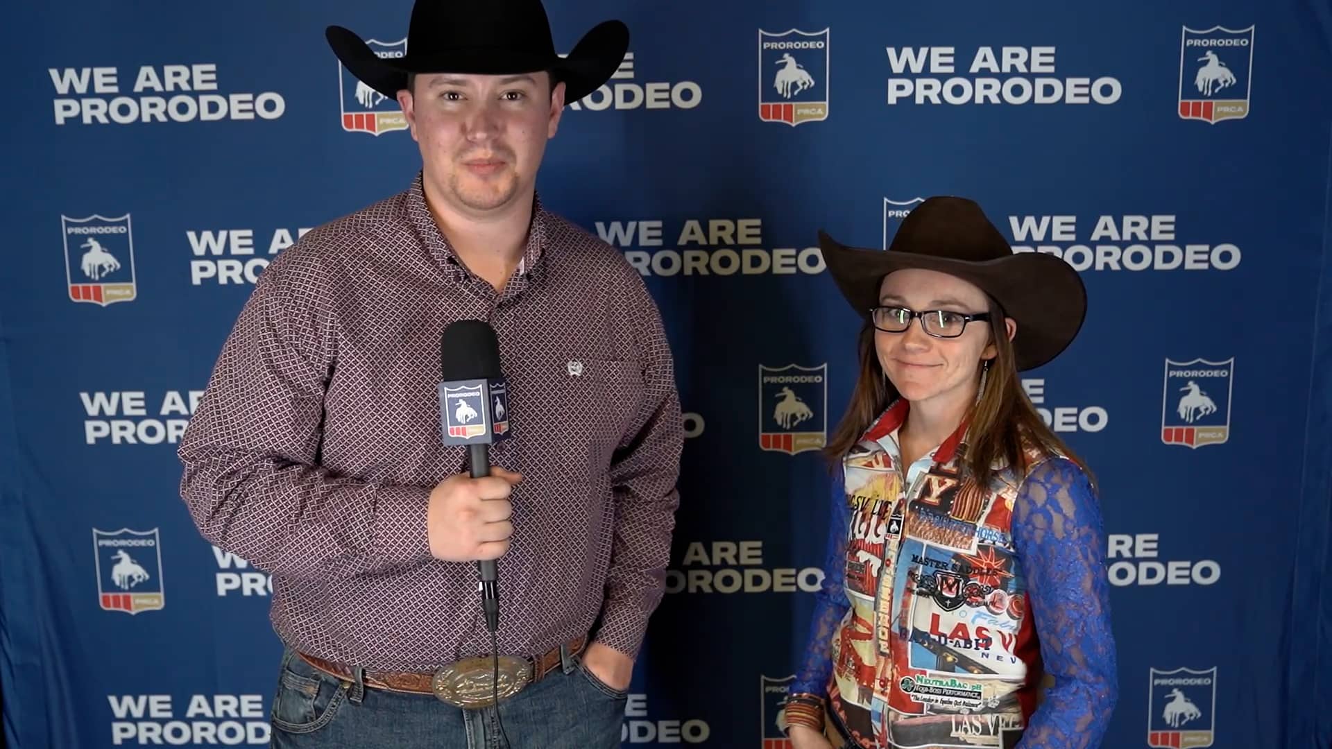 Amanda Welsh | 2021 NFR Round 1 winning interview on Vimeo