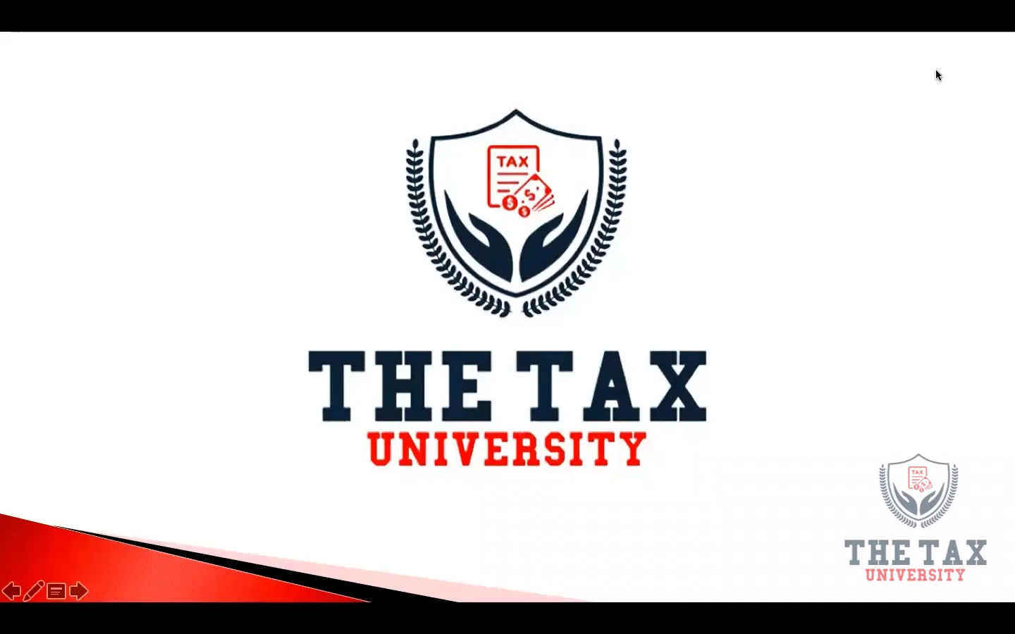 The Tax University 1st Training on Vimeo