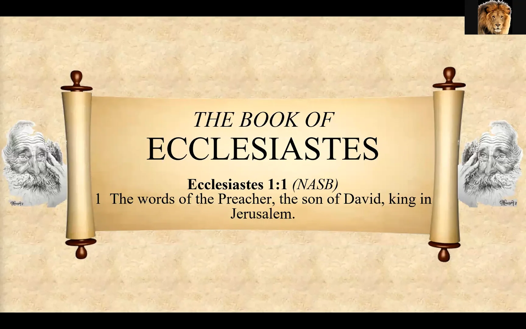 Ecclesiastes -Introduction - Week 3