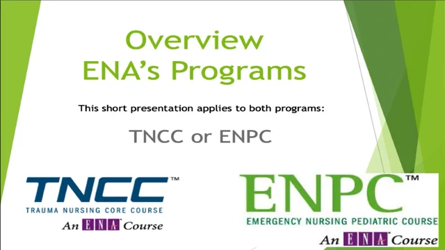Emergency Nursing Pediatrics Course (ENPC) ResusMed