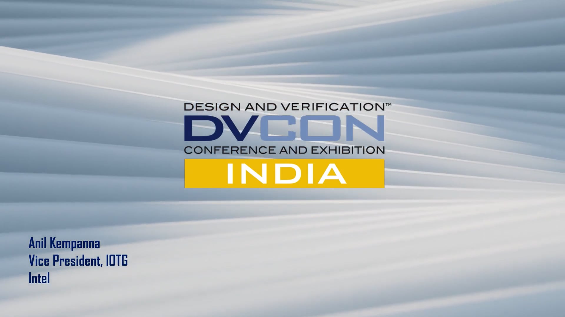 DVCon India_Anil Kempanna on Vimeo