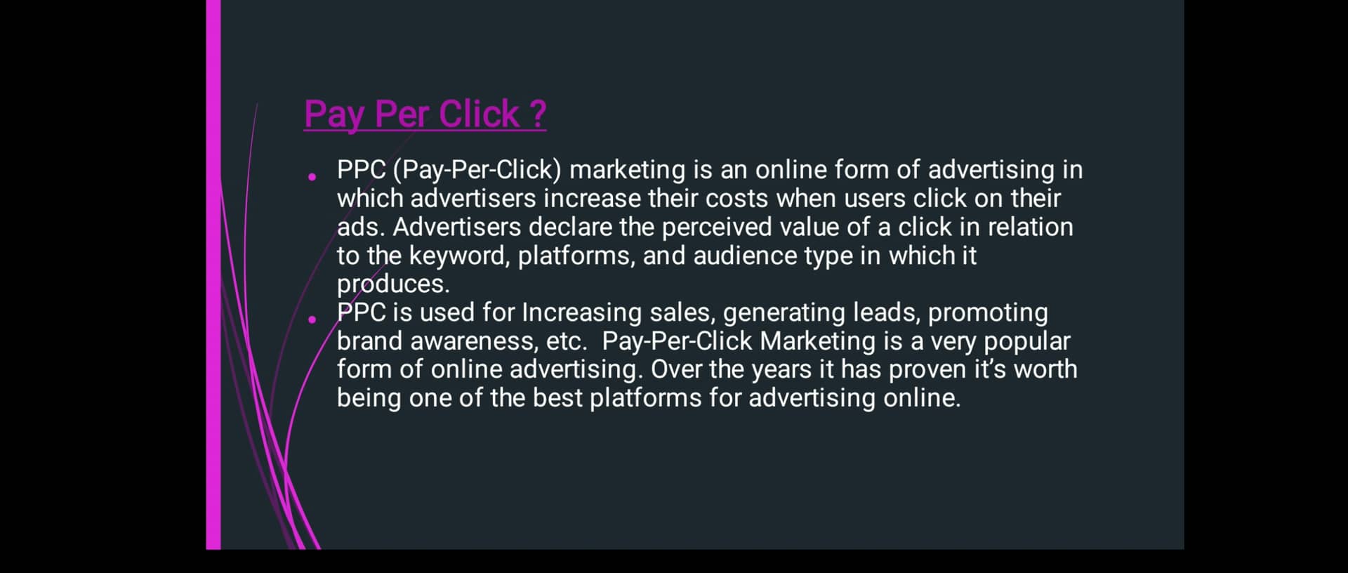 Pay Per Click Training Institute on Vimeo