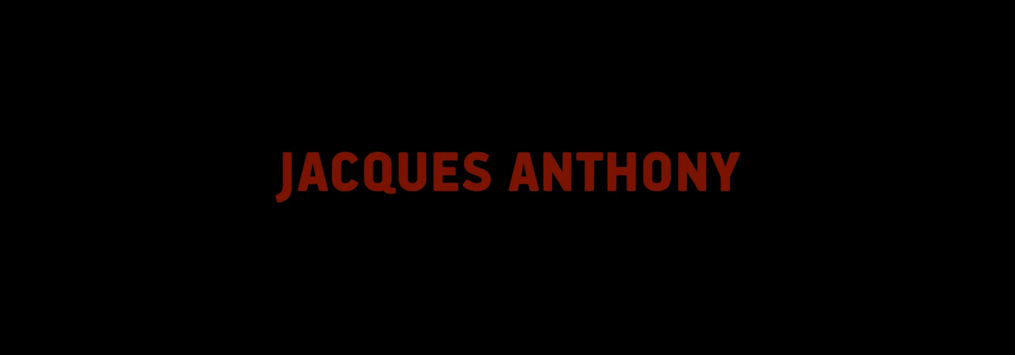 JACQUES ANTHONY - THRILLER on Vimeo