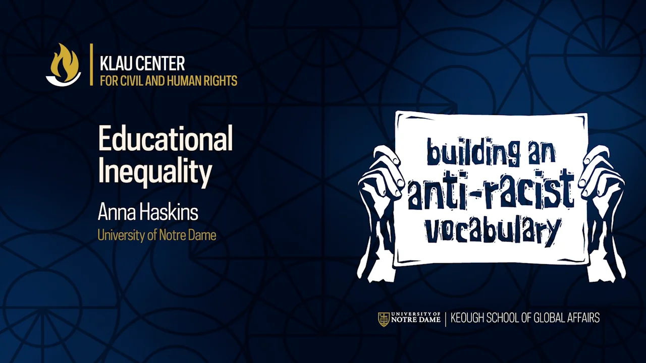 Educational Inequality: Anna Haskins