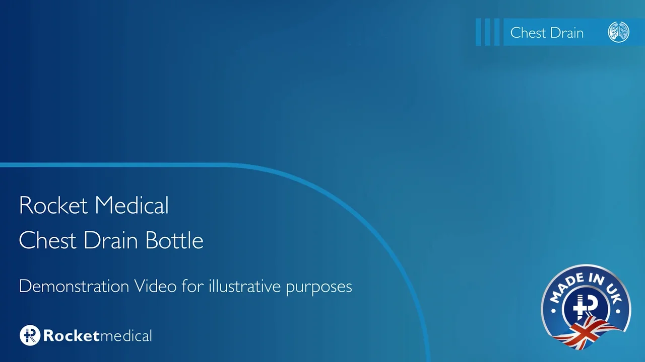 Rocket Medical Clinical Videos - Rocket Medical Chest Drain Bottle on Vimeo